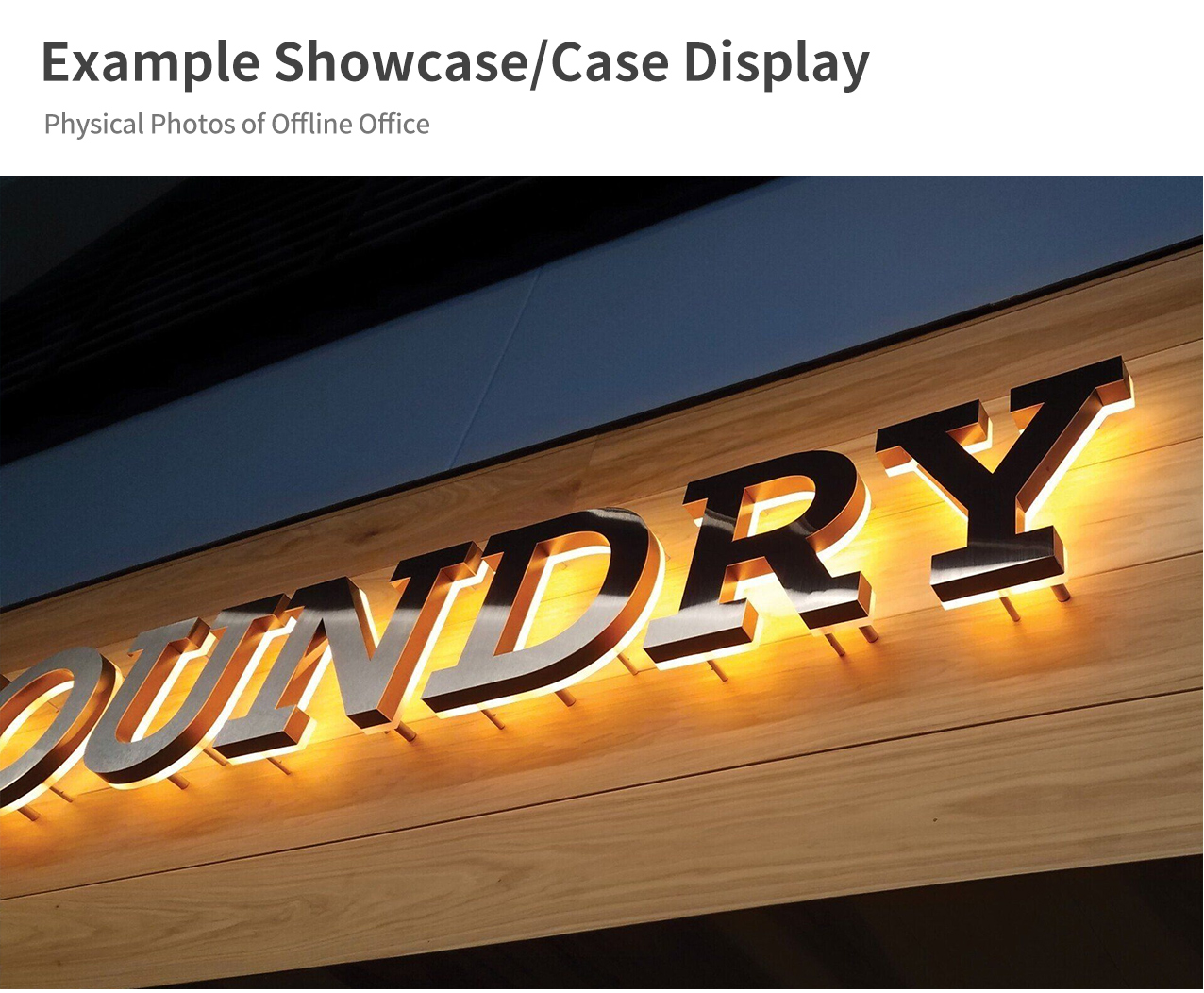 Reverse Channel Letters - Acrylic Base - Northwest LK Media & Signage ...